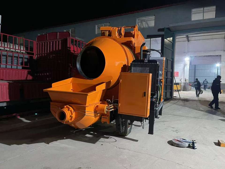 30m3/h Diesel Engine & Motor Concrete Pump Car Trailer Mounted Mobile ...