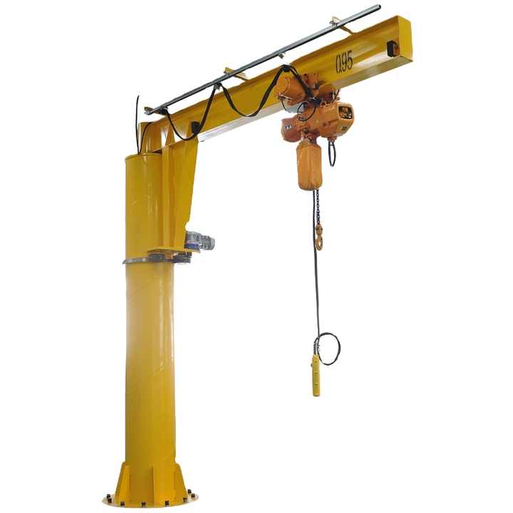 High quality 500kg 1 ton 2 ton 3 ton 5 ton 10 ton column portable workshop floor cantilever arm ...