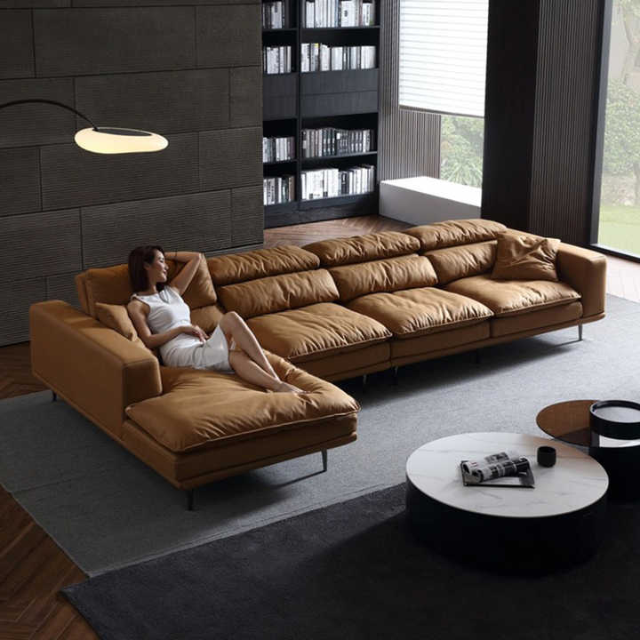 Modern Simple Sofa Living Room Designer Italian Light Luxury Latex ...
