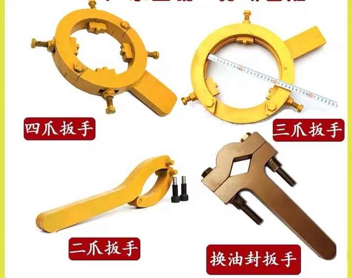 4 Claws Hydraulic Cylinder Wrench Tool for Excavator & Bulldozer - OEM ...
