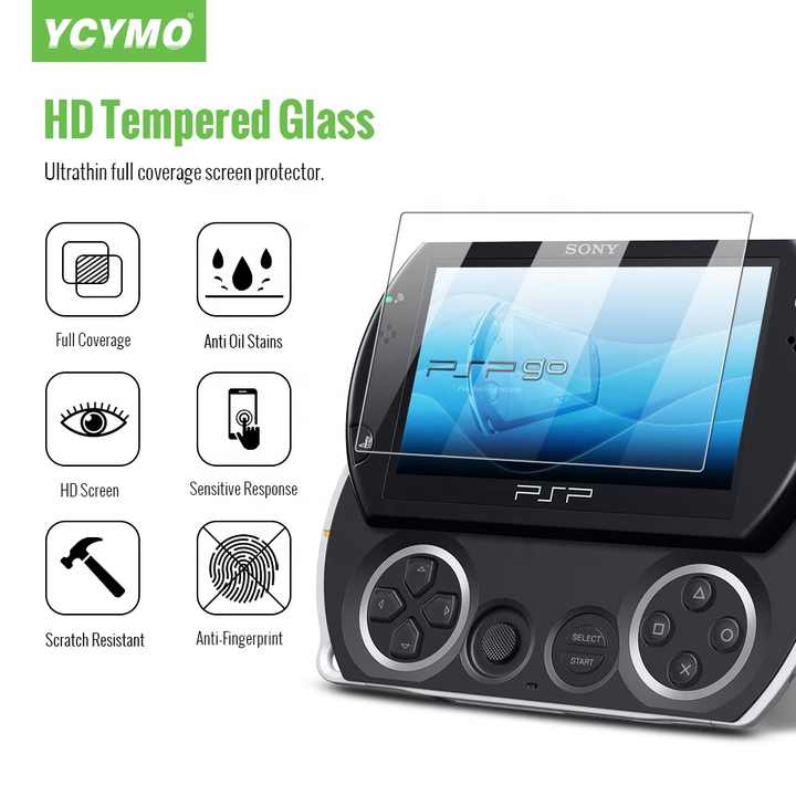 9H Hardness Tempered Glass Screen Protector for Sony PSP GO