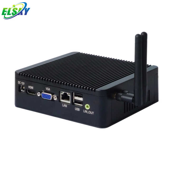 Cheap ELSKY NANO19 Fanless Mini PC with Intel Celeron J1900