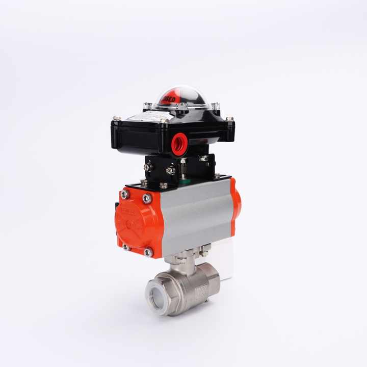 Pneumatic Actuator Aluminium Stainless Steel With Modular Gear Assembly ...