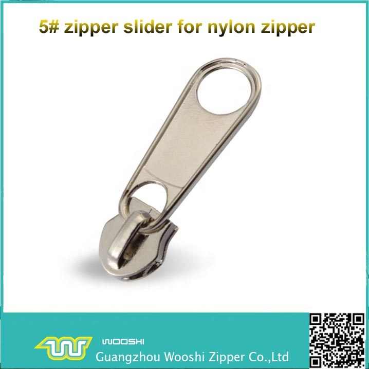 Customised Zinc Alloy Zipper Sliders Highly Polished Large 5# Garment ...