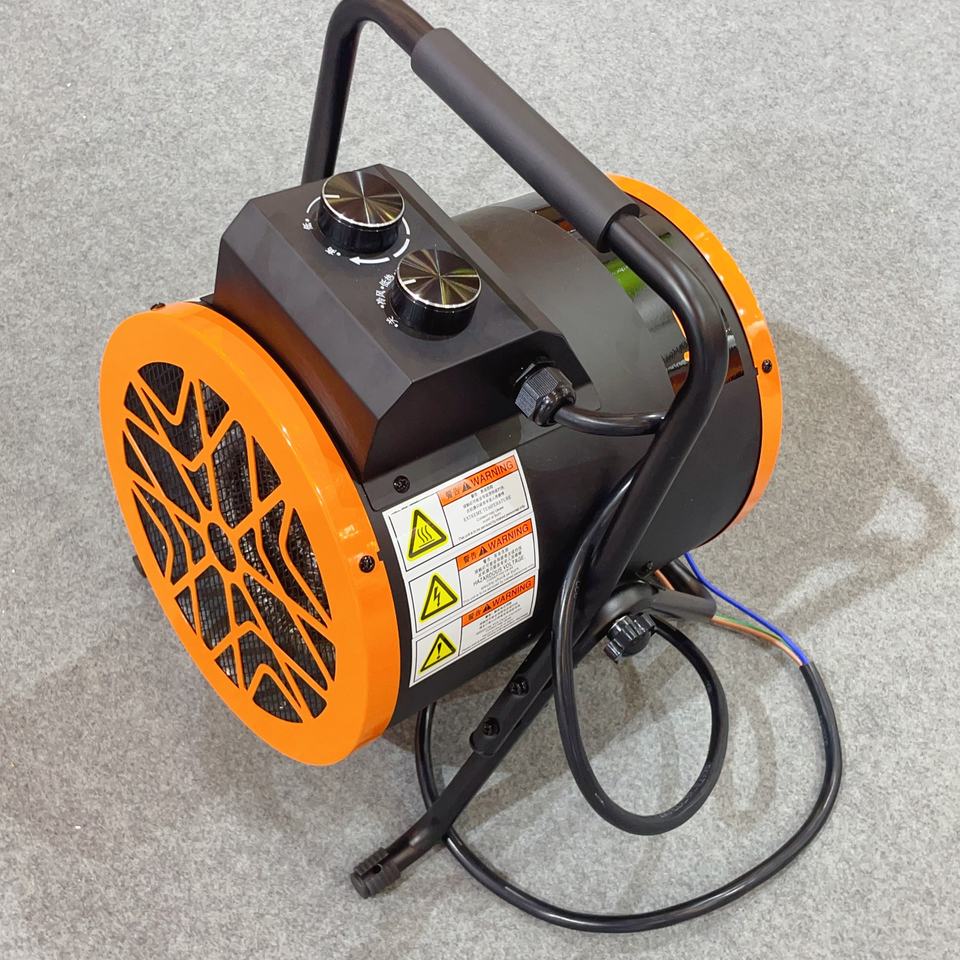 5KW Portable Forced Air Electric Heater - Low Noise & High Efficiency