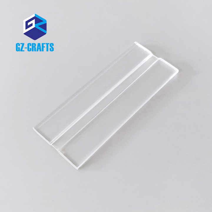 40x100mm Transparent Plastic Hinge Clear Acrylic Flexible Hinge
