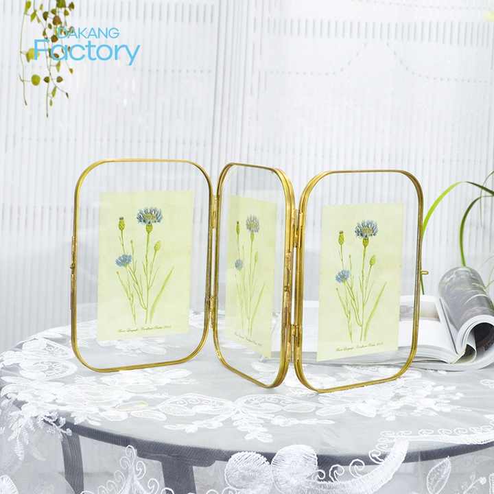 3 Open Glass Frames - Elegant Photo Albums & Accessories