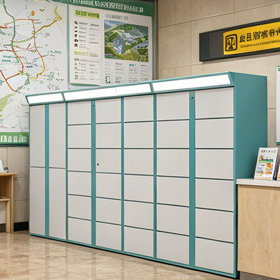 Custom Outdoor Waterproof Metal Locker Smart Face Recognition Locker ...