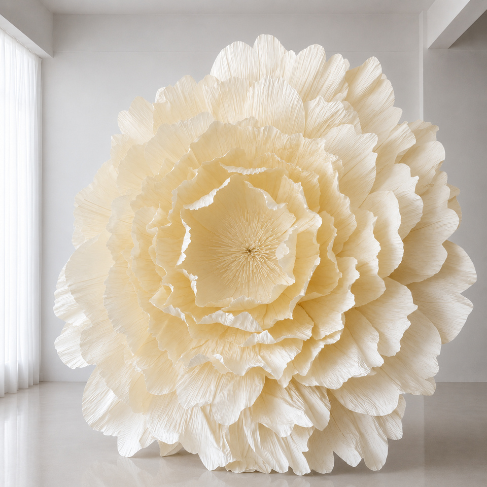 Large Giant Paper Flowers Artificial Wedding Event Party Backdrop ...