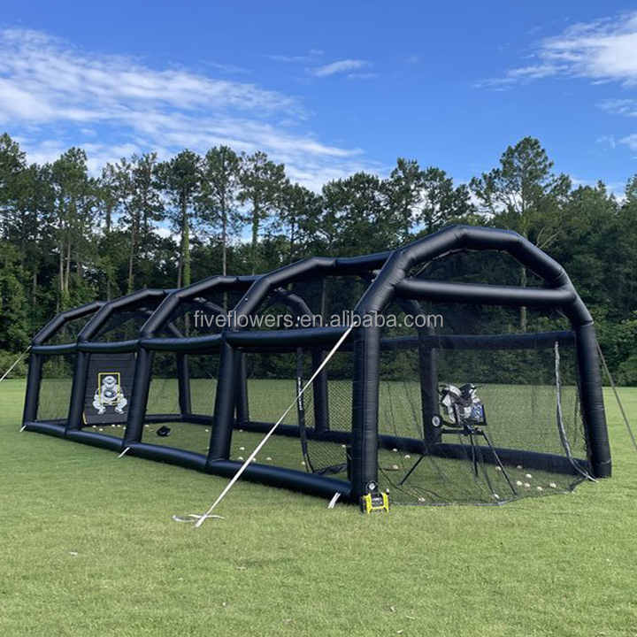 Inflatable Batting Cage - Fun & Durable Game for All Ages