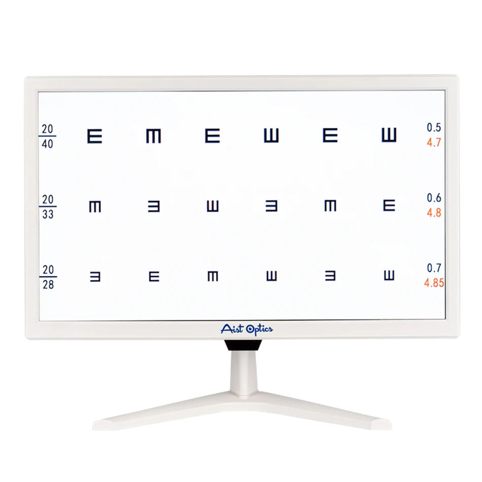 19 Inch Screen Ophthalmic LCD Visual Acuity Vision Chart Optical ...