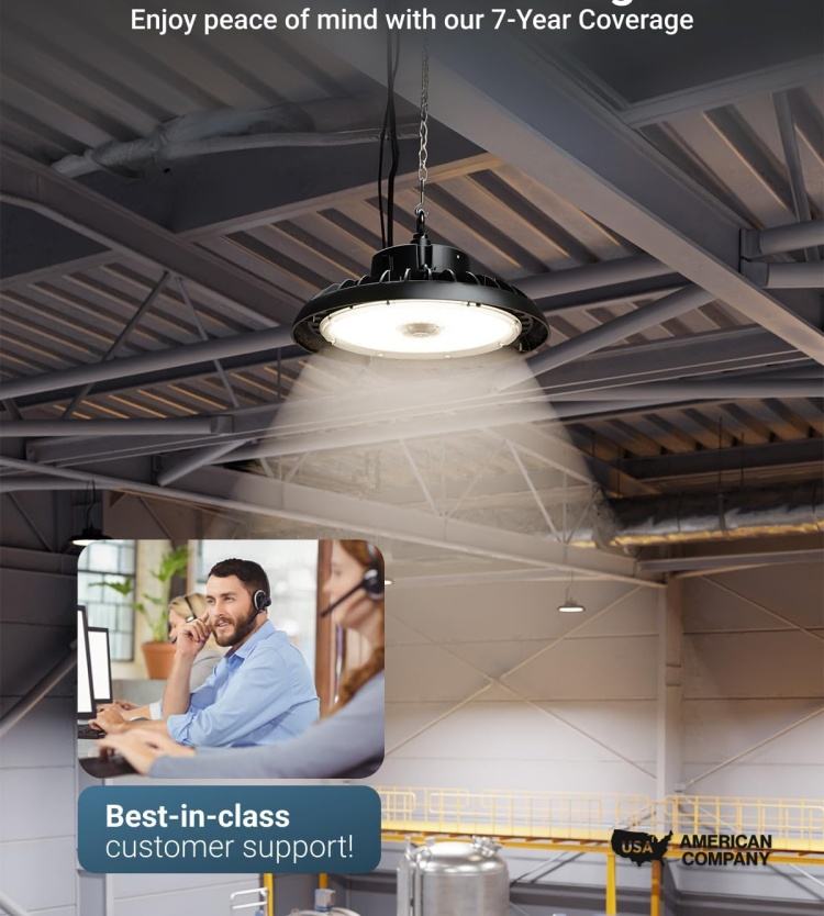 Dimmable CCT Selectable IP65 Industrial Commercial Warehouse UFO High ...