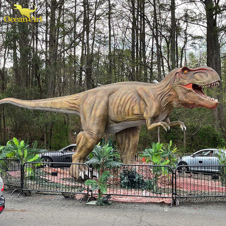 Outdoor Design Life Size Dinosaur Replicas for Theme Parks