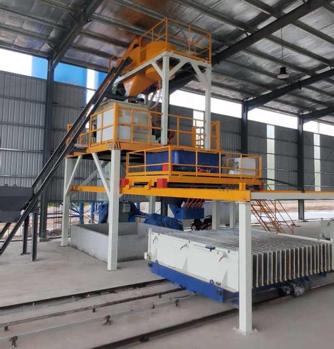 Hollowcore Precast Reinforced Concrete Slab Extruder Prefabricated ...
