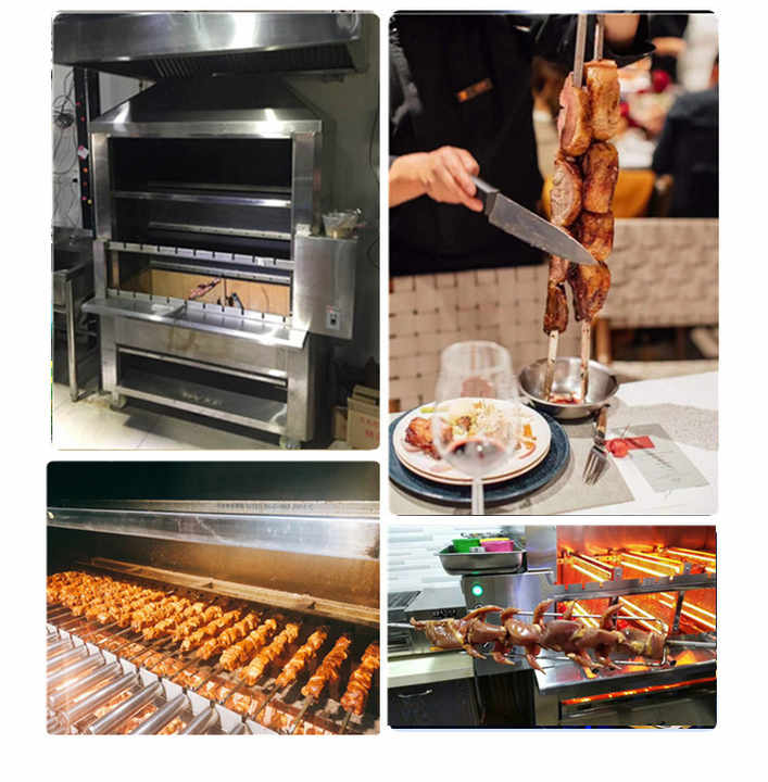 Chicken Meat Roaster/brazilian Churrascos Machine/barbecue Grill ...