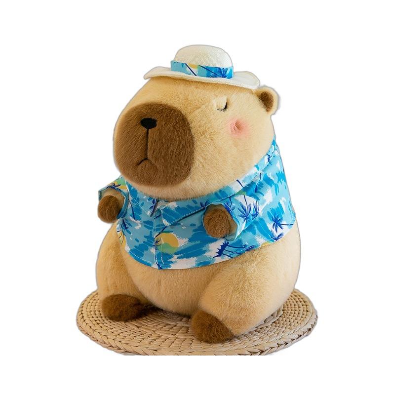 New Summer Capybara Plush Toy Claw Machine Prize Super Soft Stuffed ...