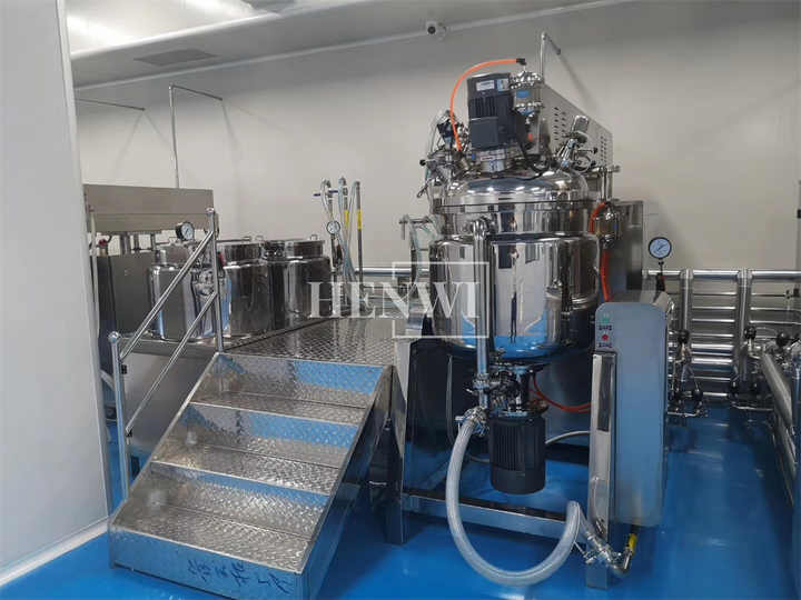 Henwi 500L Industrial Vacuum Homogenizer With Scraper Agitator for ...