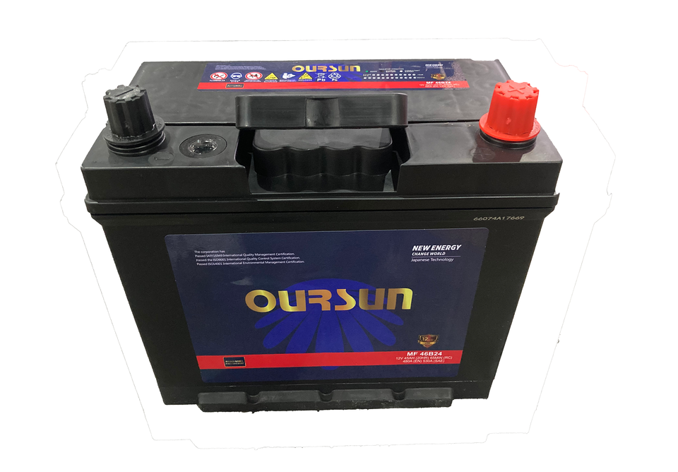 Wholesale 12V45AH 46B24 Premium Lead Acid Car Battery Maintenance Free ...
