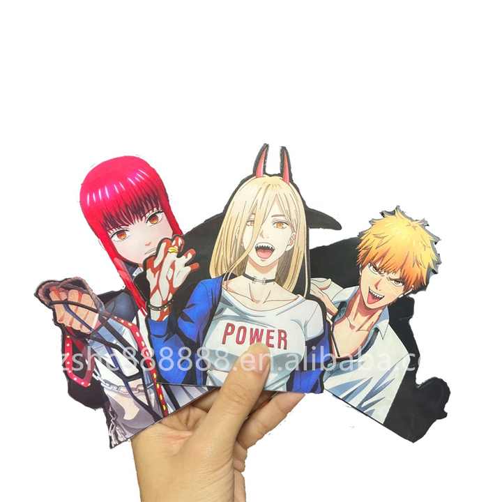 9designs Newest Anime 3D Motion Stickers Power Waterproof Decals Water ...