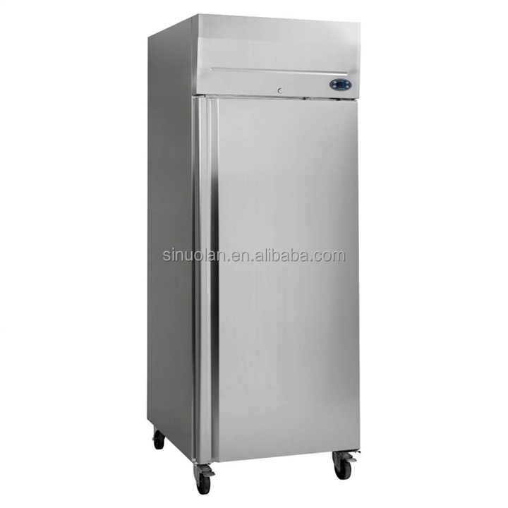 Stainless Steel Upright Fridge - Single Door Refrigerator