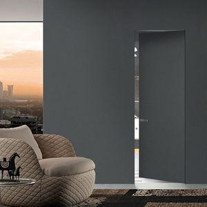 Diseño de puerta Invisible con bisagra oculta, puerta secreta sin marco ...