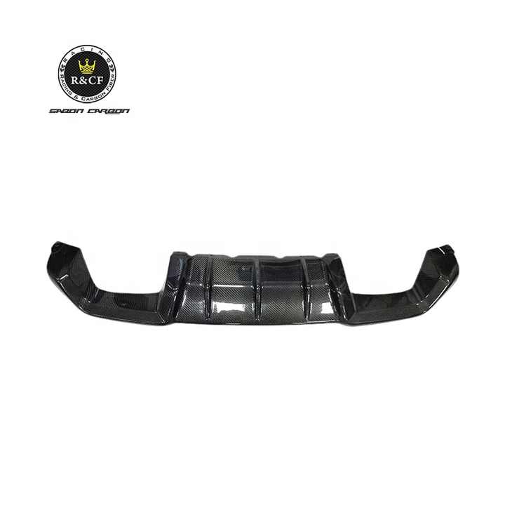 MP Style Carbon Fiber Rear Bumper Lip Diffuser Spoiler for BMW M2 M2C ...