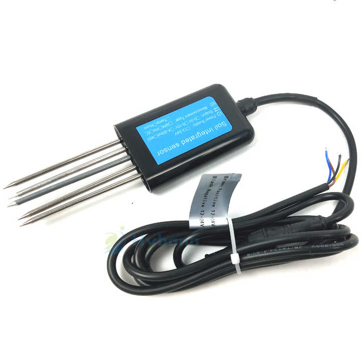 RS485 4-20ma Soil Sensor - Measure Temperature, Humidity, and Conductivity