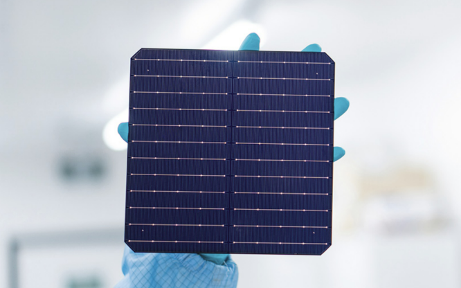 210MM SOLAR Monocrystalline Bifacial PERC Solar Cell 12BB,Average HIGH ...