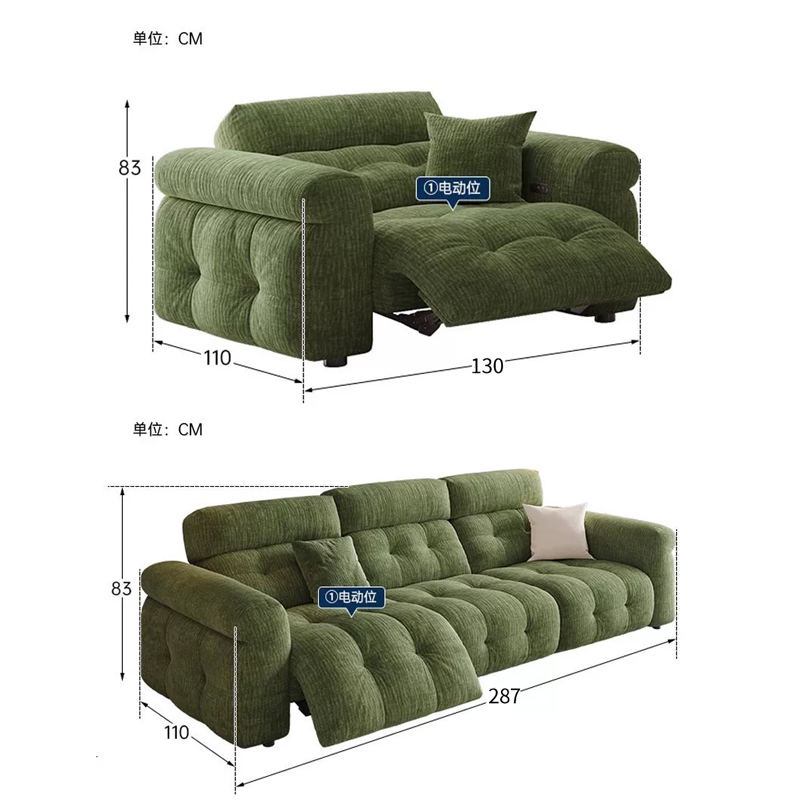 Office Furniture Commercial Modern Reception Sofa Office Couch Leather ...