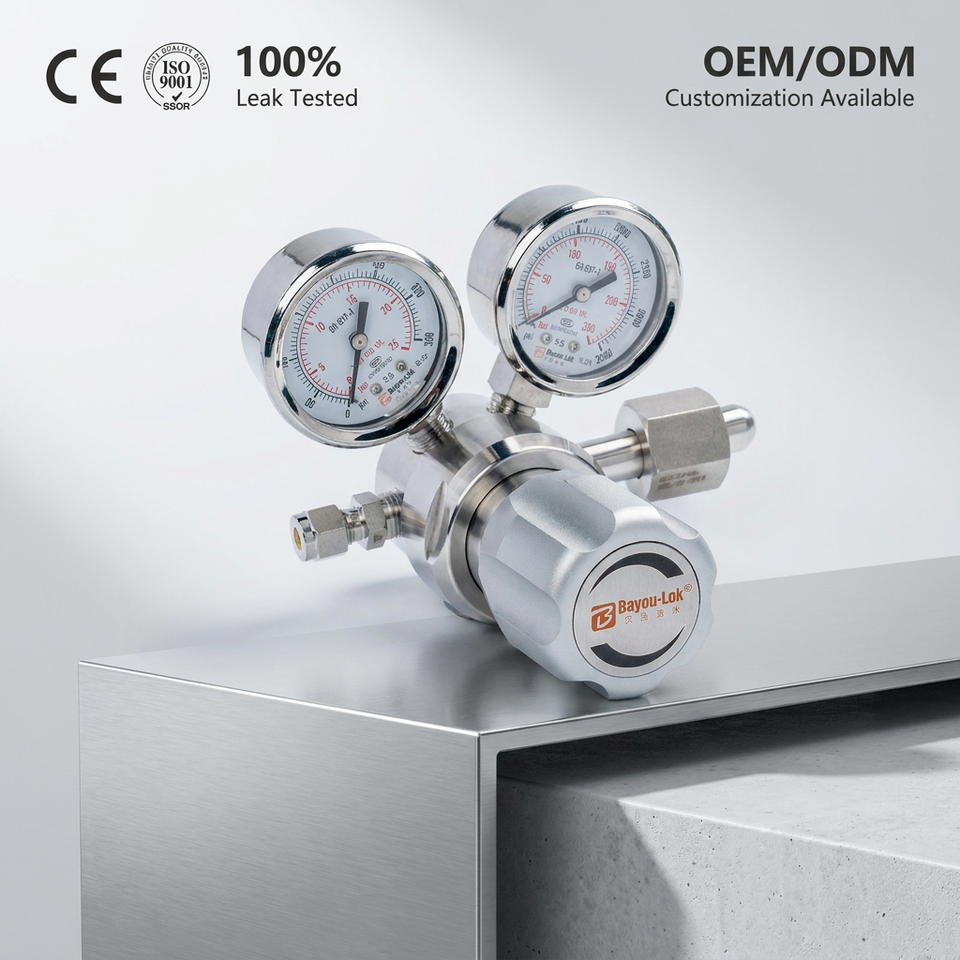 SS316L Gas Pressure Regulator Valve Corrosion Resistant Durable ...