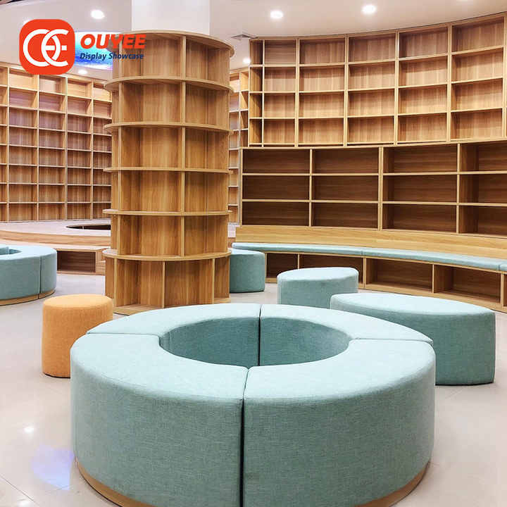 Shop Design Bookstore Display Rack Shelves Books Library Open Book ...
