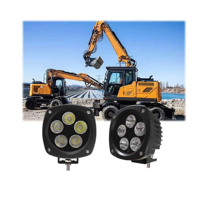 Wide Flood/Long Spot Beam LED Tractor Work Light Industrial 50W LED ...
