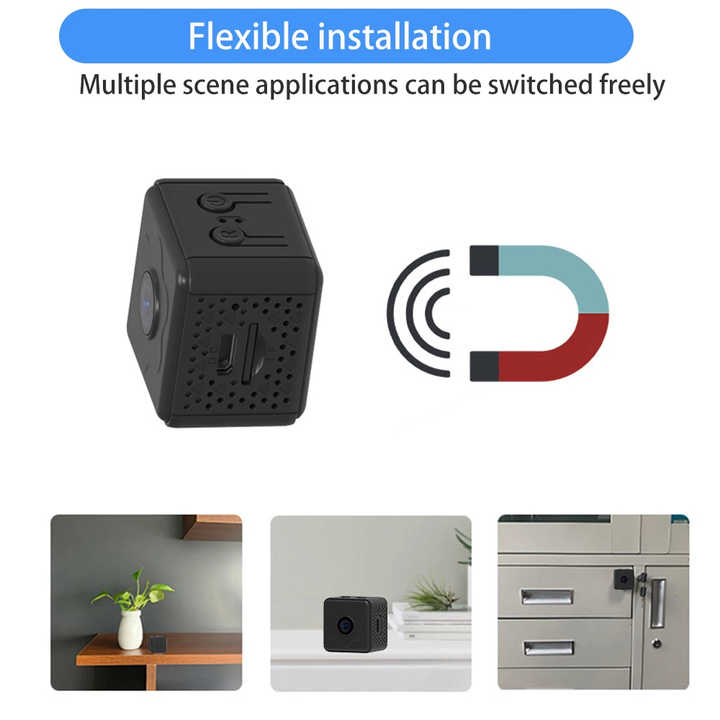 Mini Camera Wireless WiFi Remote Monitor Camera Tiny Home IP Camera No ...