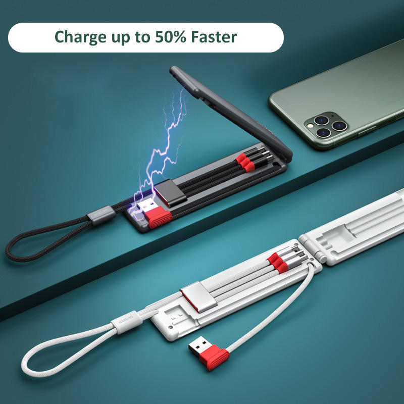 TKT 2026 High-Speed Nylon USB Data Cable Portable and New for iPhone ...