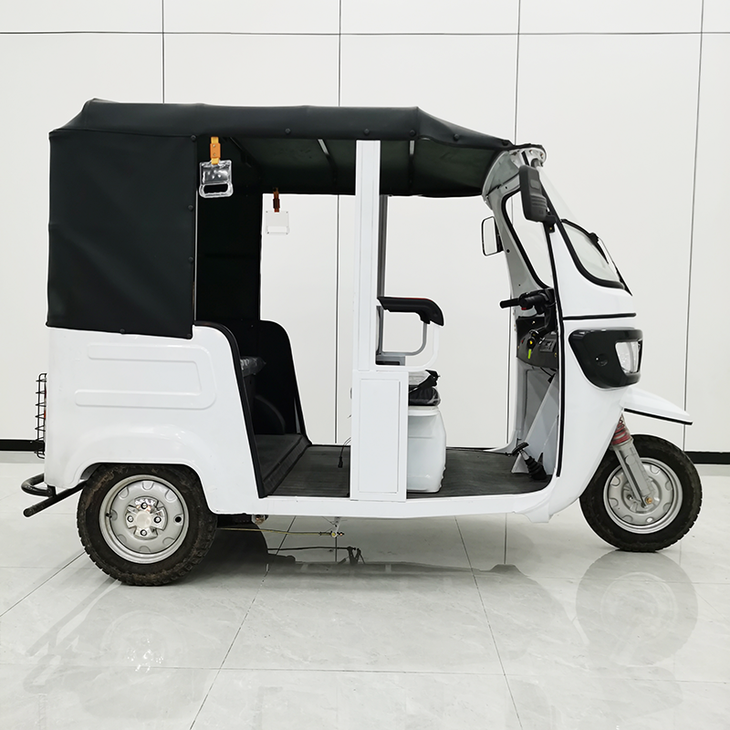 India Bajaj Auto Rickshaw 1500W Lithium Battery 4 Passengers Closed ...