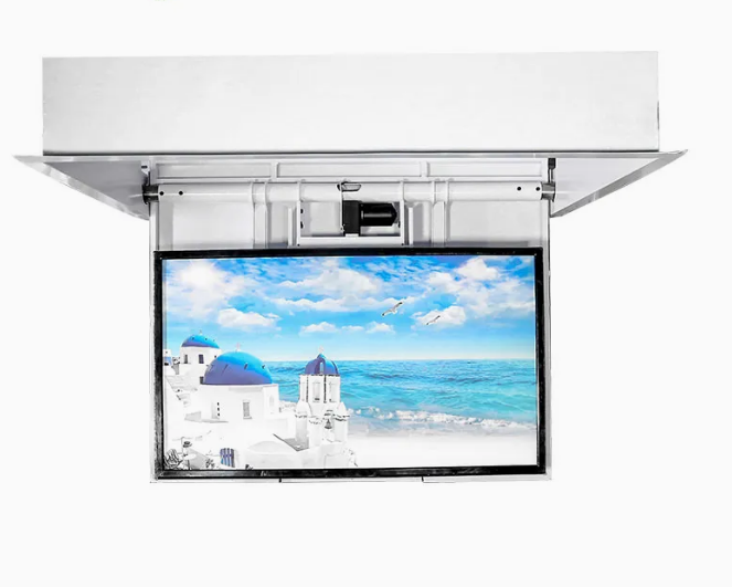 Motorized Ceiling TV Mount - 90 Degrees Retractable Design