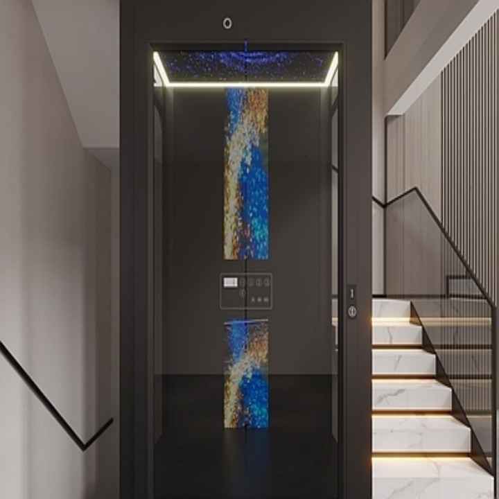 Disabled Man Home Elevator - Hydraulic Wheelchair Lift