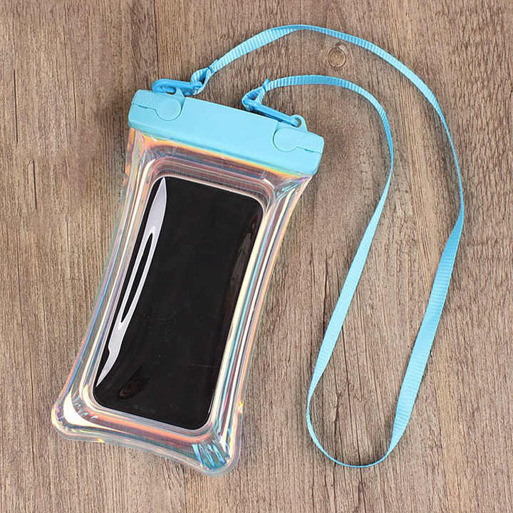Swimming Water Park Rafting Float Holographic Mobile Phone Waterproof ...