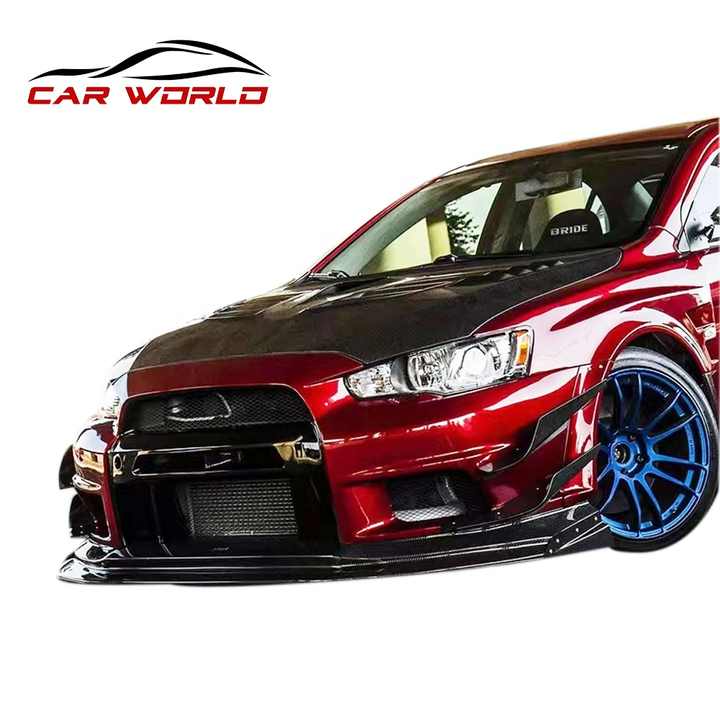 Mitsubishi Lancer Front Bumper, Varis Style, PP Plastic, OEM