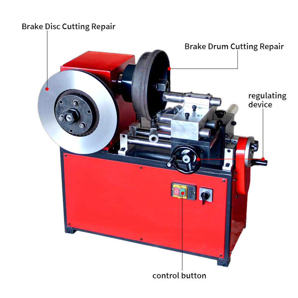Vertical Truck Brake Drum Disc Cutting Machine Car Brake Disc Skimming ...