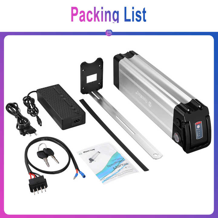 Silverfish Ebike Battery - 36V 48V 17ah 13ah 750W Li-ion