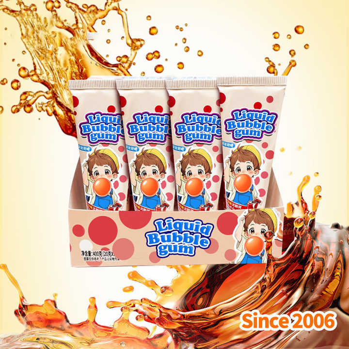 Halal Snacks Toothpaste Chewing Gum Liquid Candy Bubble Gum Candy ...