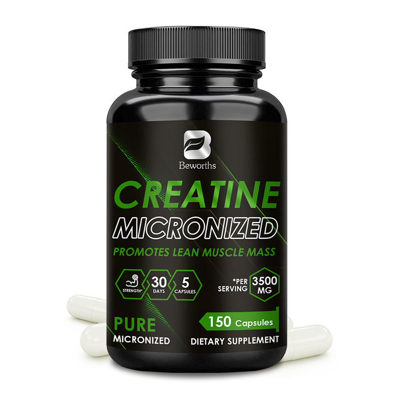 Beworths Creatine Micronized Monohydrate Capsule Pre Workout Creatine ...