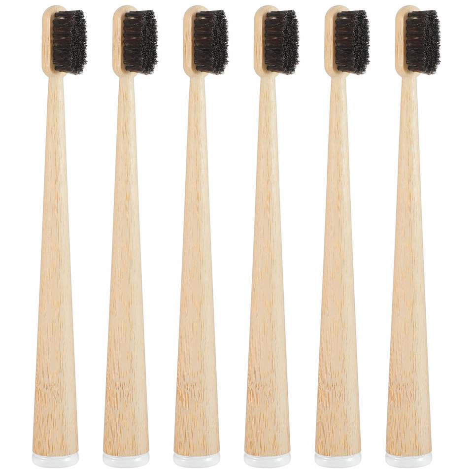 Custom Logo Horse Hair Bamboo Toothbrushes with Boxes| Alibaba.com