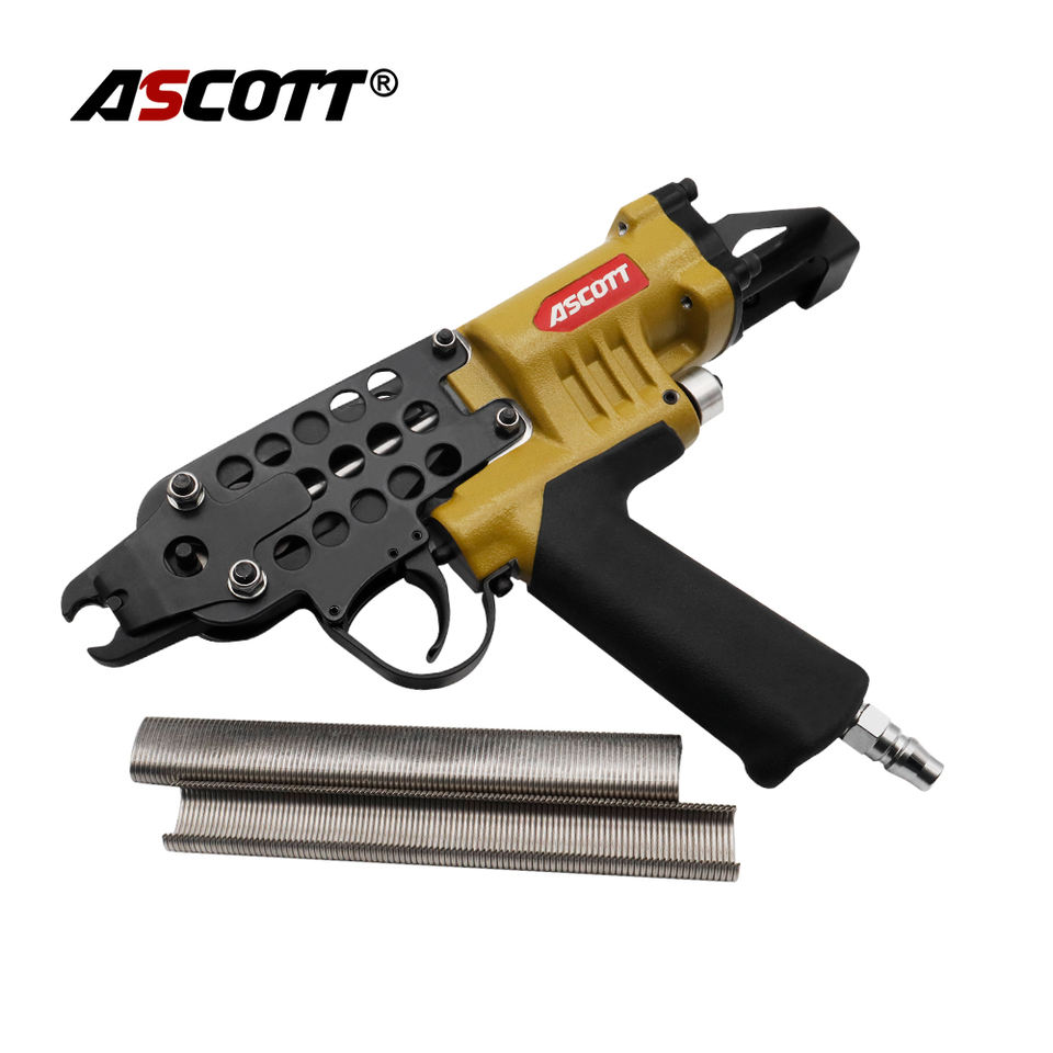 ASCOTT SC7C Industrial & DIY Pneumatic Chicken Coop Binding Tool 24mm ...