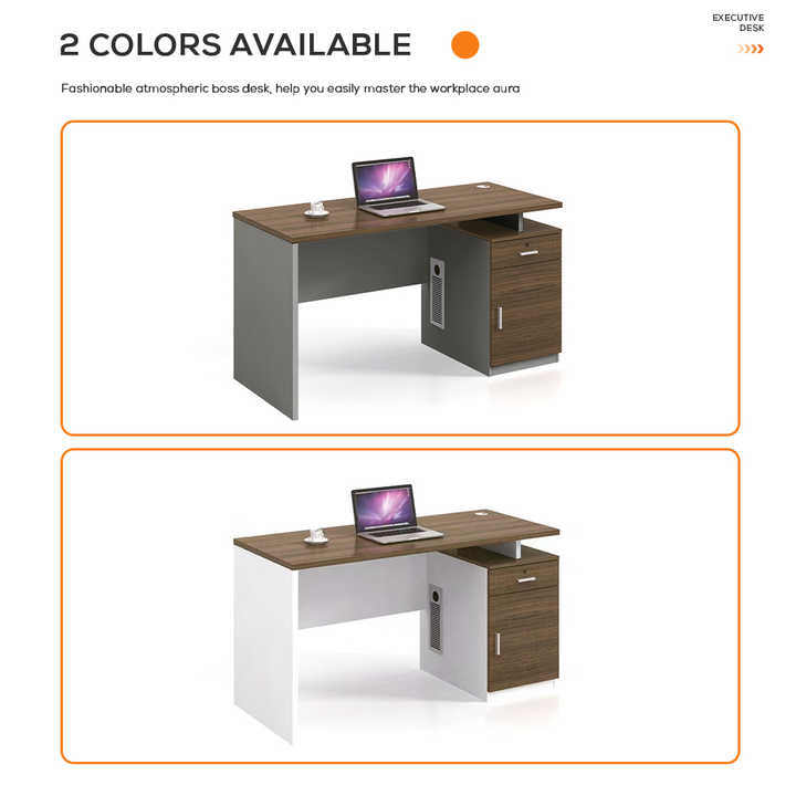 Modular Study Desk - Office Table with Drawers & Certifications