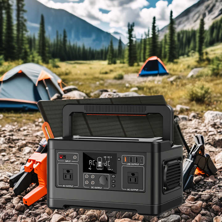 500w Solar Energy Systems 100v~240v Allpowers Portable Power Station Supply Portable Camping ...