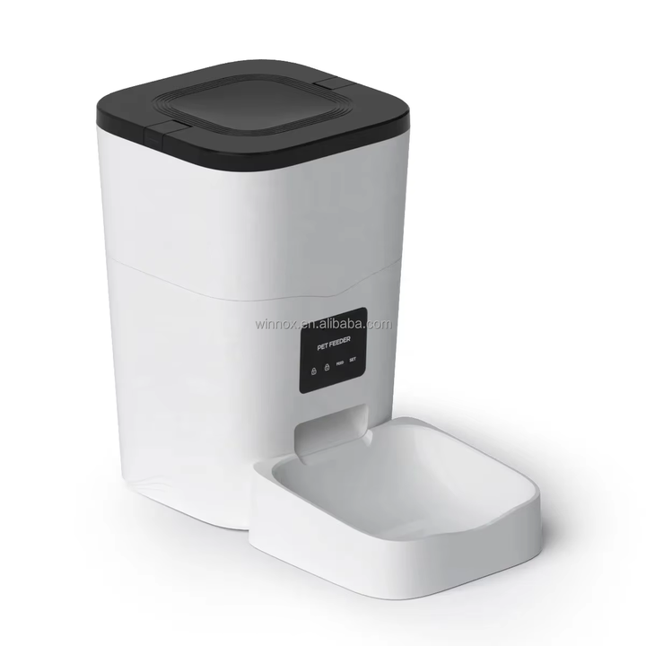 Factory Wholesale 4L Smart Pet Feeder Wifi Mobile Phone App Remote Control Microchip Dog Cat ...