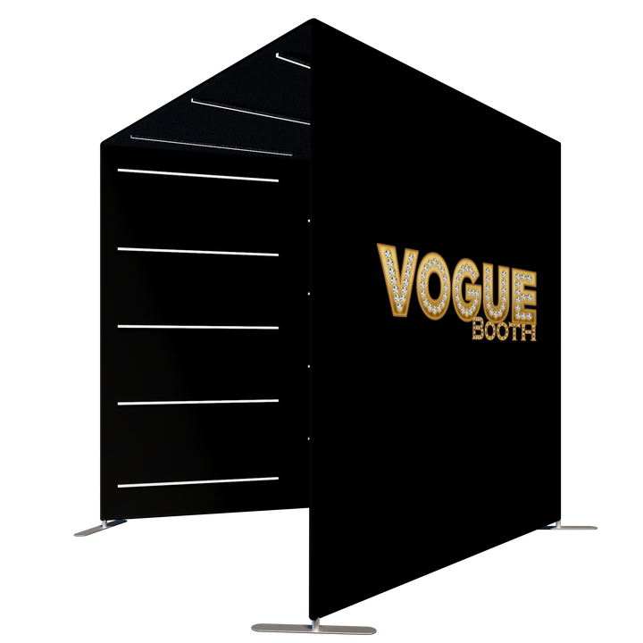 RGB LED Rainbow Lights Vogue Booth - Dye Sublimation Print