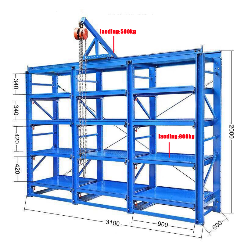 Multi Functional Mould Racking Systems - Heavy Duty Shelves